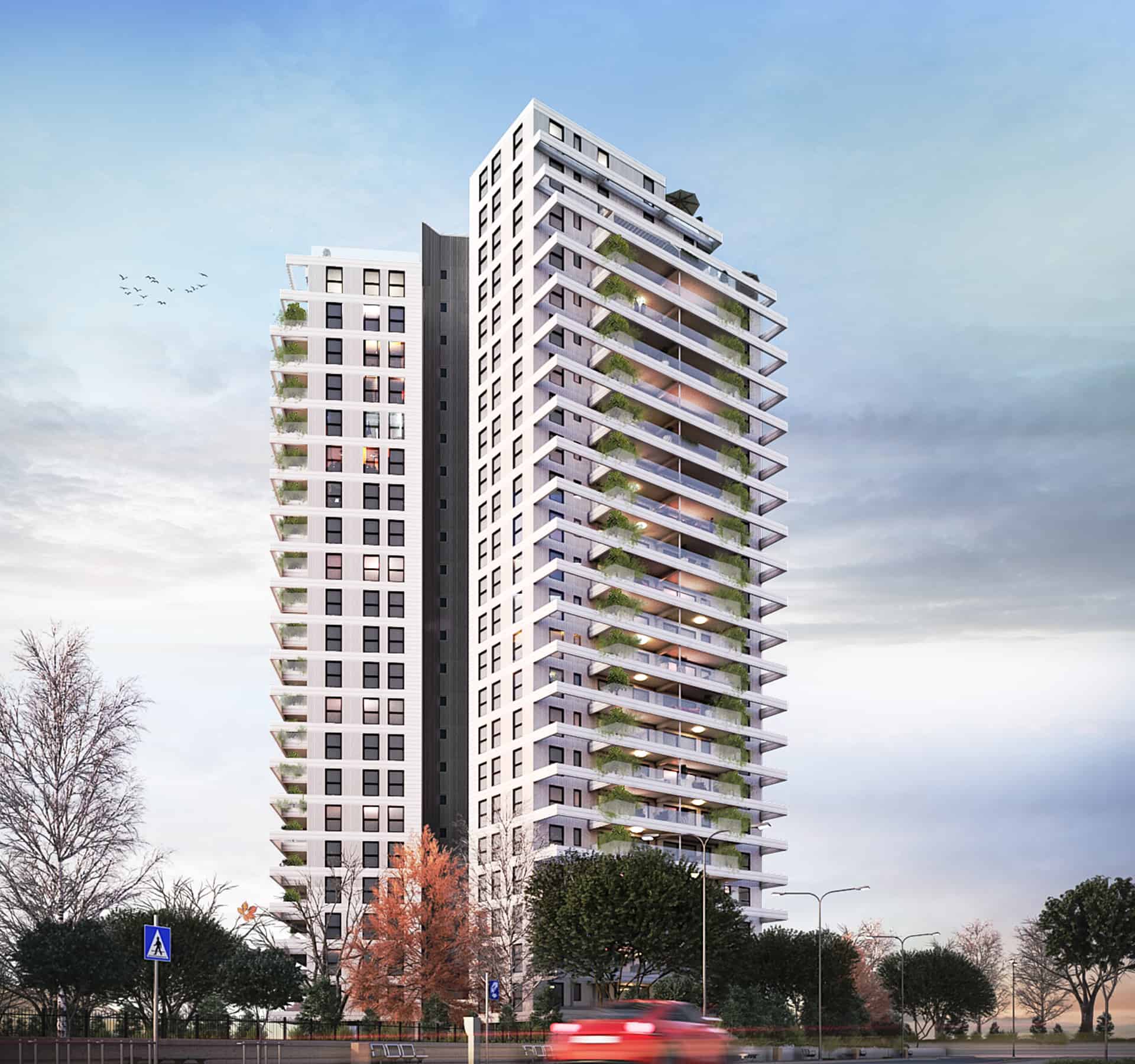 Hod HaSharon | Zir HaHinuh Tower | 24FL | T/O | SkyscraperCity Forum